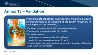 Manufacturing Investigational Medicinal Products - Legislative and GMP ...