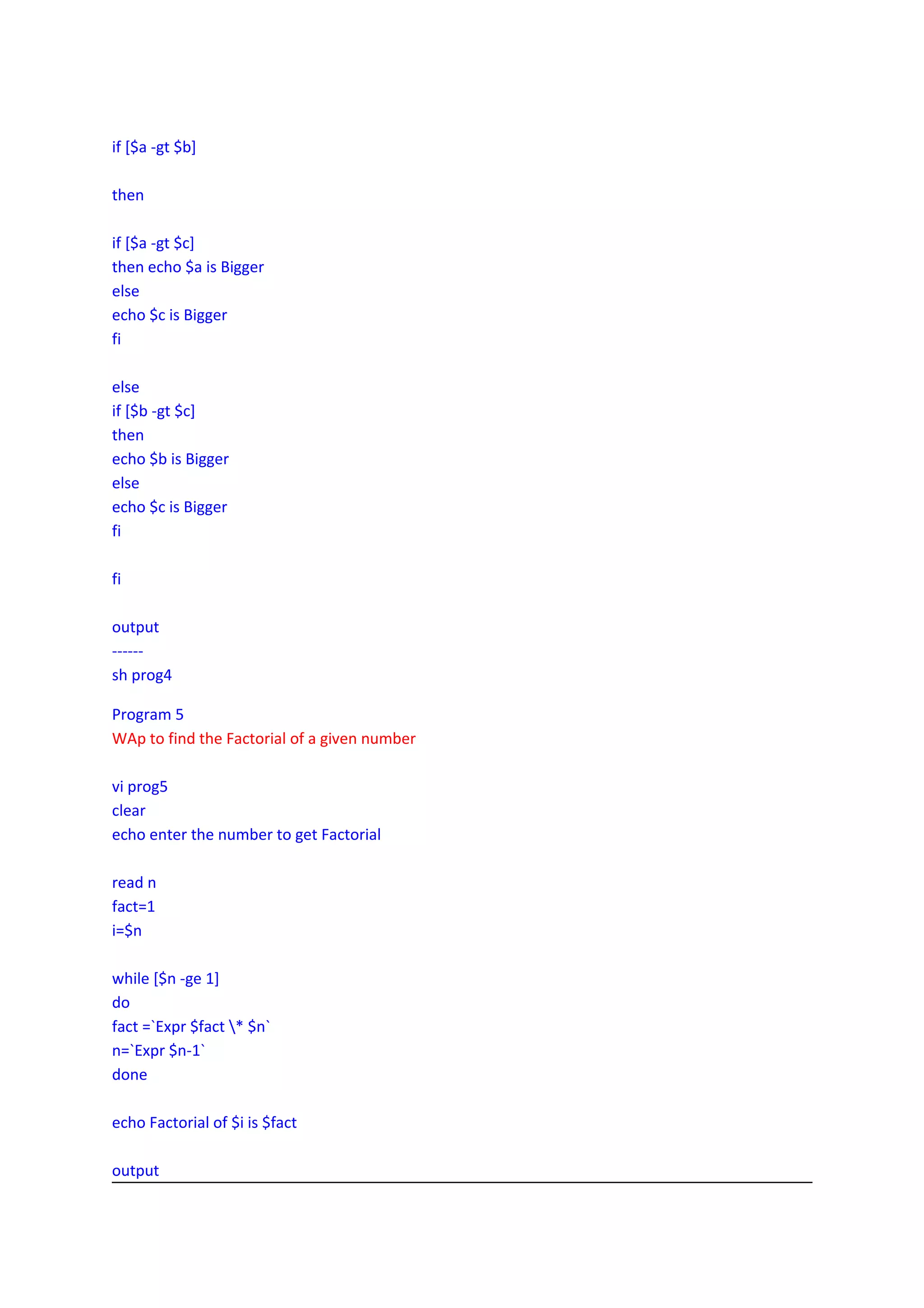 basic shell_programs | PDF