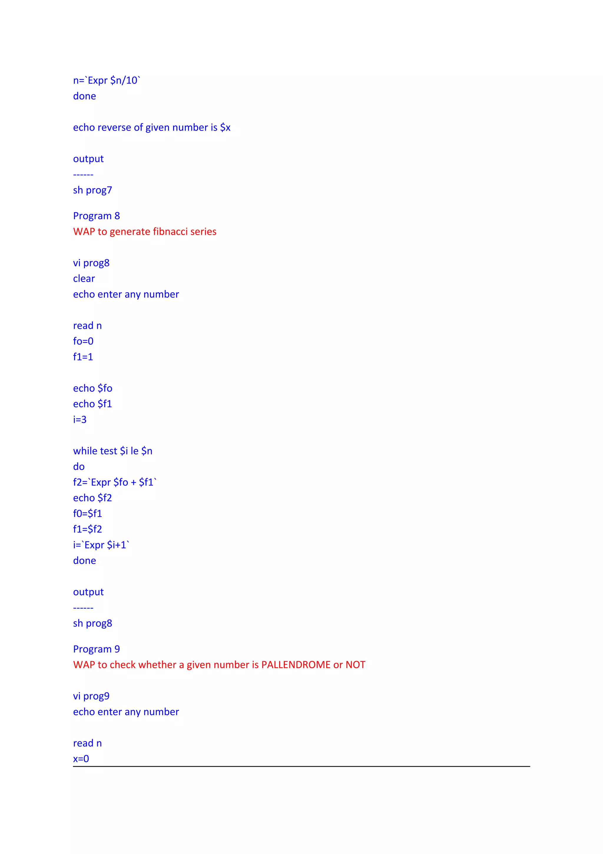 basic shell_programs | PDF