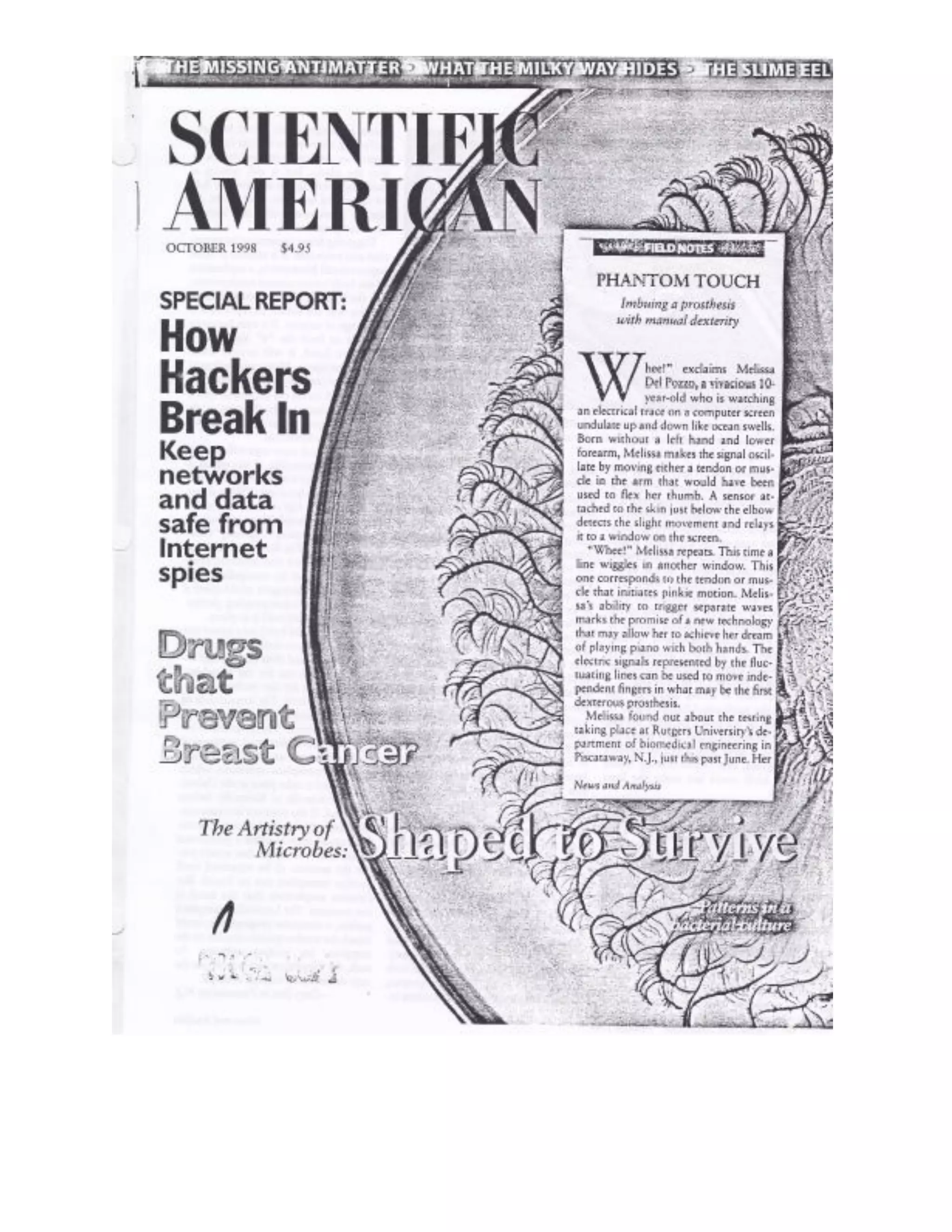 Artificial Hand Press Release and clips. Rutgers | PDF