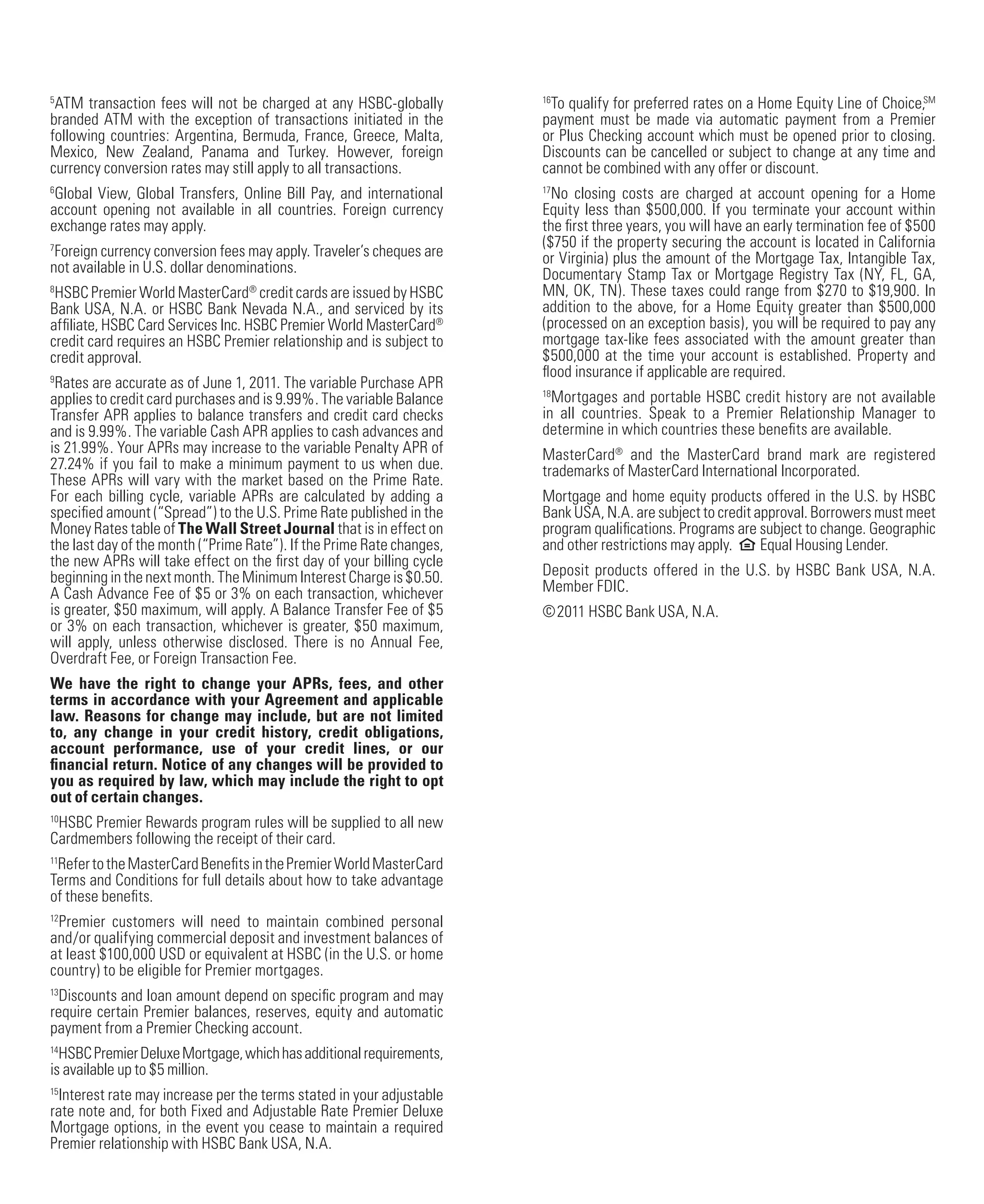 HSBC_Premier_Core_Brorchure_English | PDF