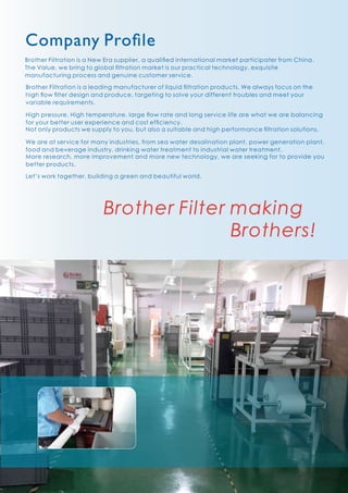 Brother Filtration Industrial Products Brochure-1 | PDF