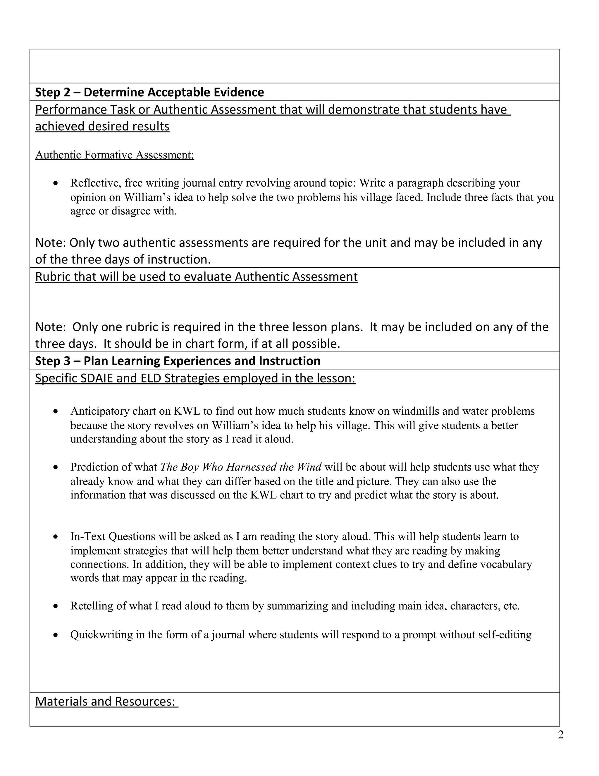 Final Project - Language Arts | DOC