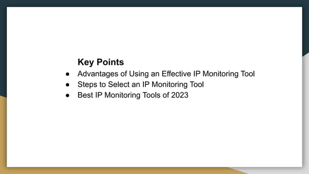 11 Best IP Monitoring Tools of 2023_ A Quick Overview.pdf | Information ...