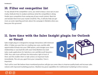 11 Best Practices of Marketo | PPT