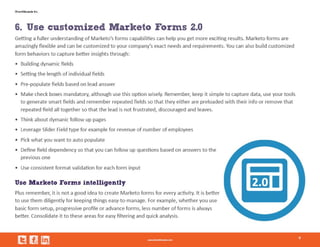 11 Best Practices of Marketo | PPT