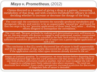 11 Biotechnology Patents_Subject Matter Exclusions.pptx