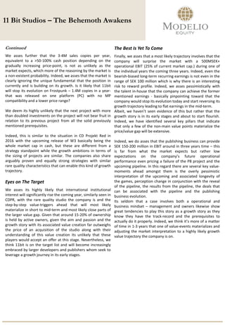 11 Bit Studios Analysis | PDF