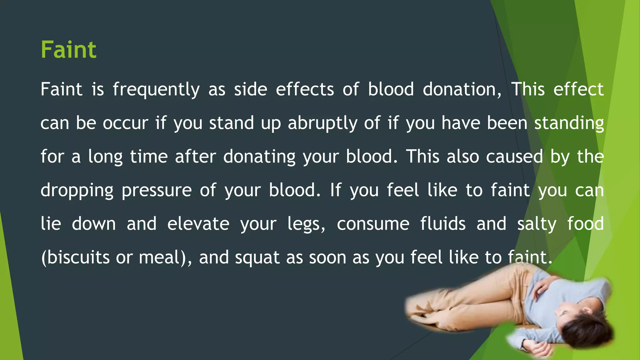 11 blood donation side effects | PPTX