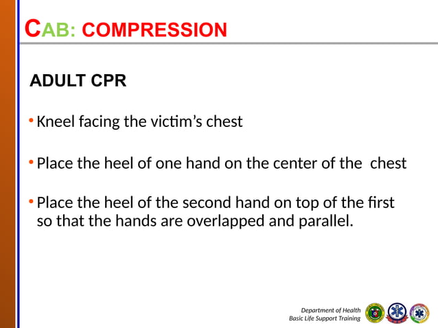 Basic Life Support for Healthcare Provider | PPTX | First Aid | Injuries