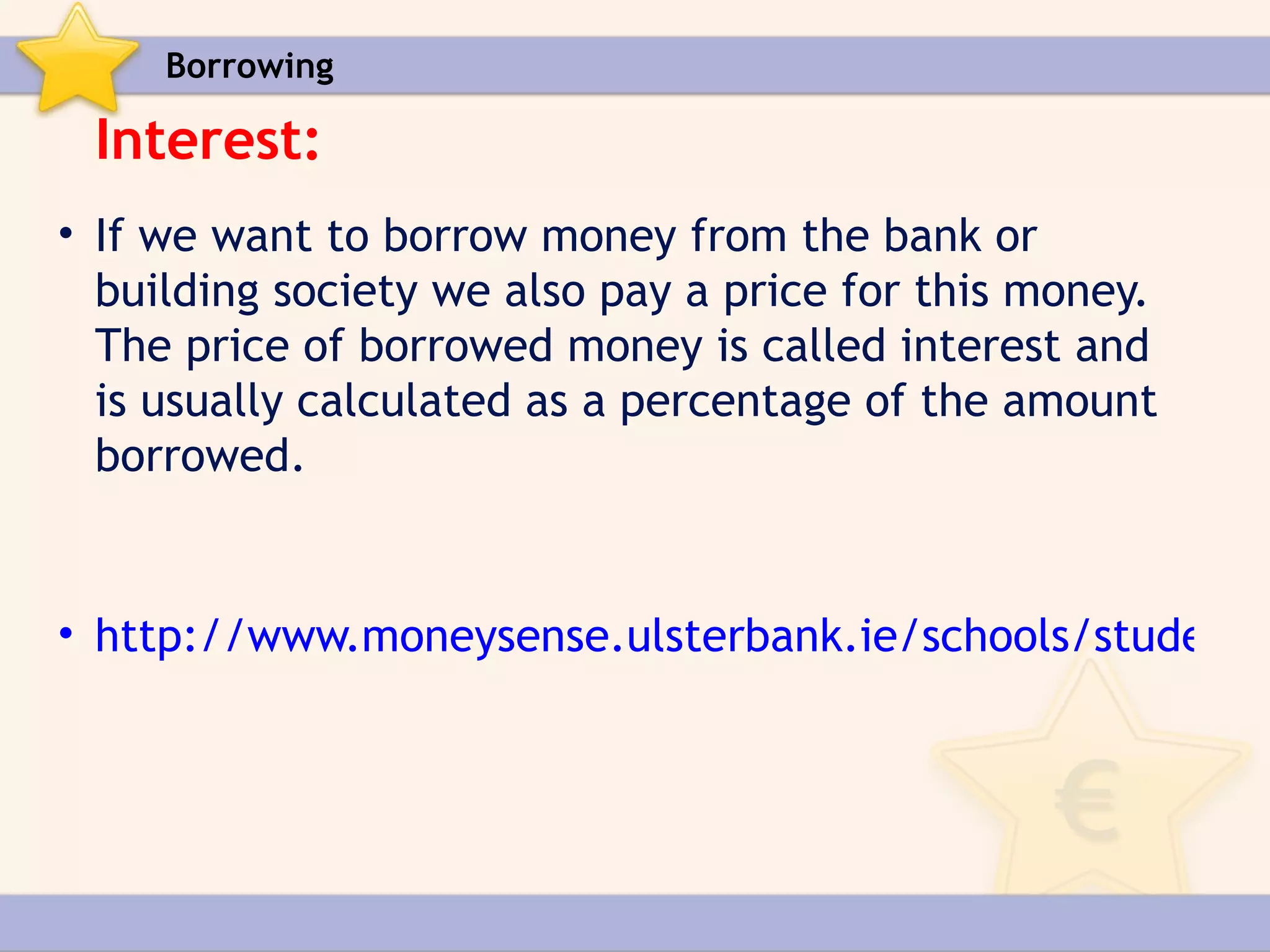 Borrowing | PPT