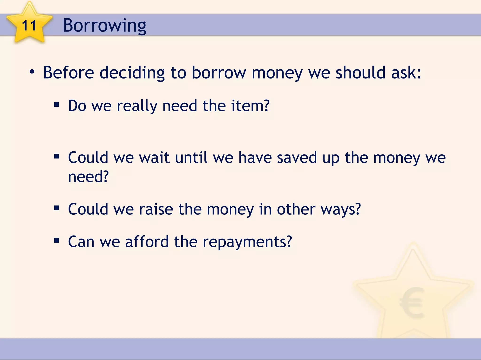 Borrowing | PPT