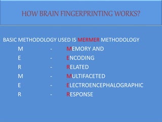 11 brain finger printing | PPT
