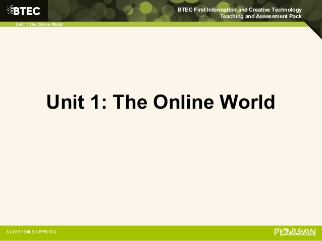 The Online World - Revision