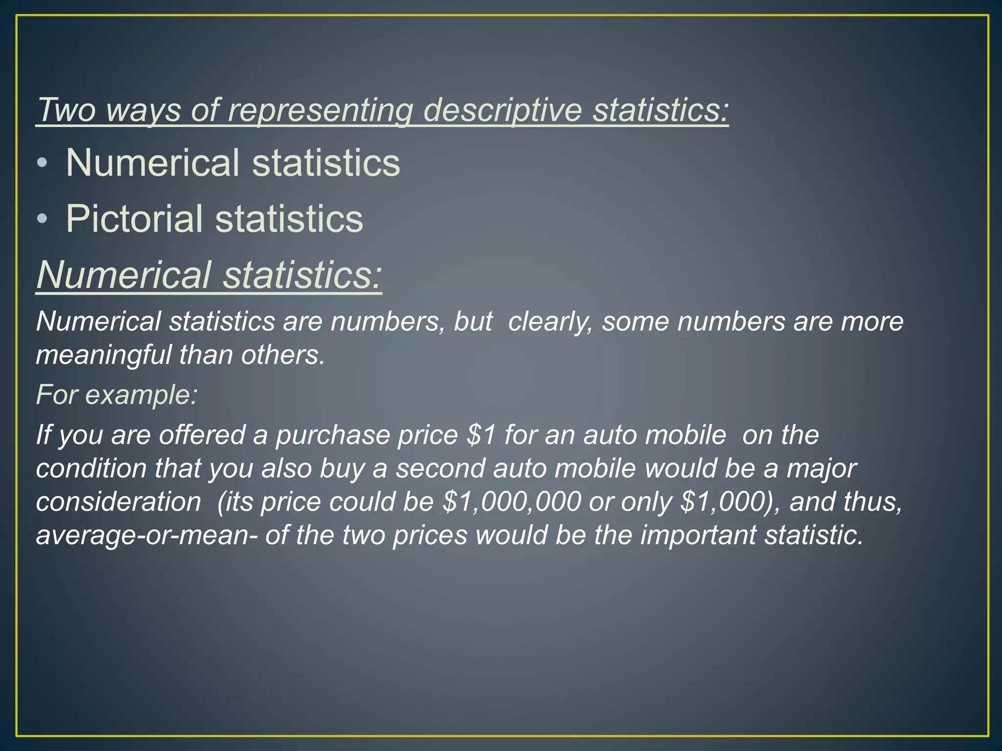 Types of Statistics Descriptive and Inferential Statistics | PPTX