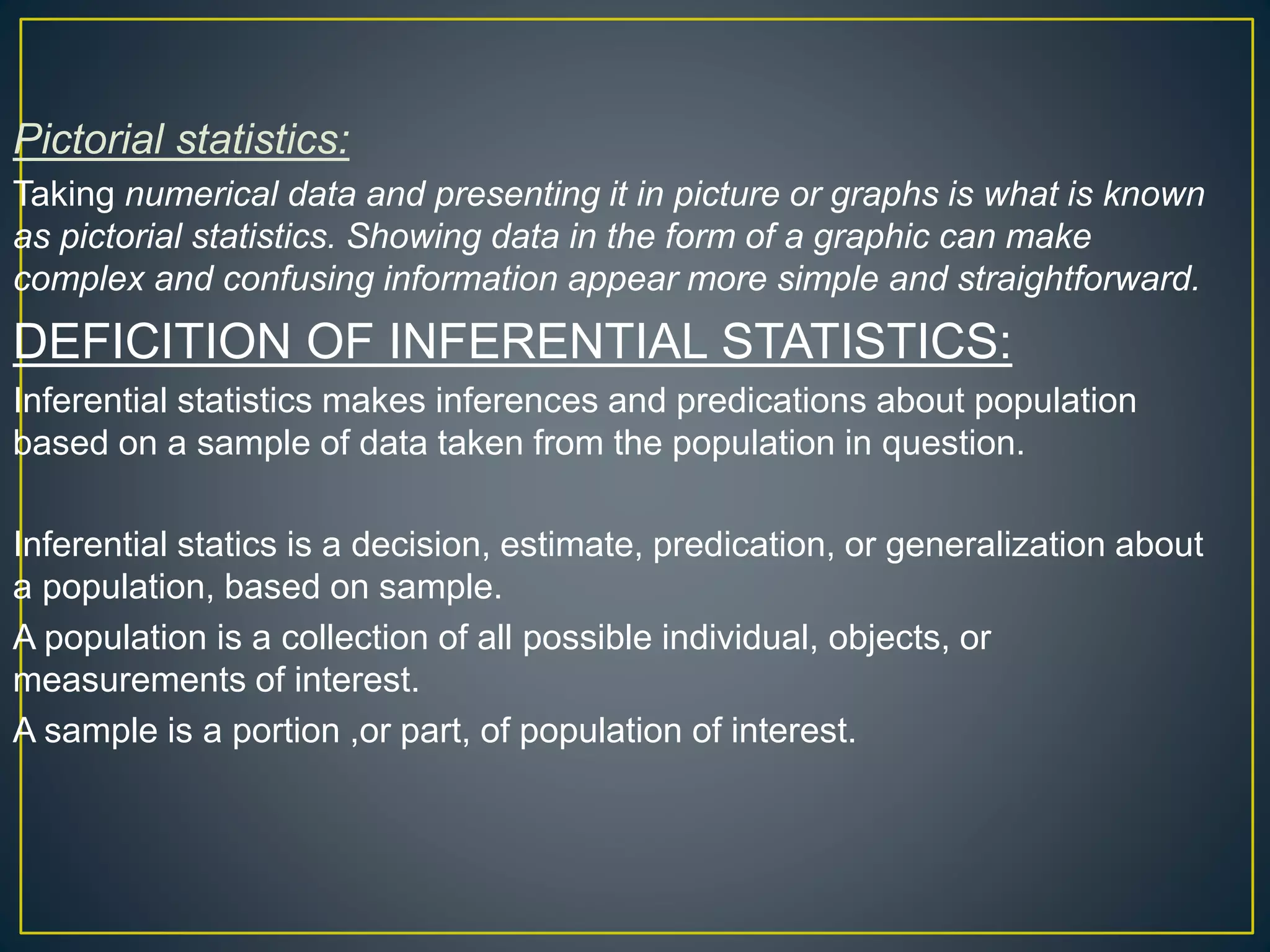 Types of Statistics Descriptive and Inferential Statistics | PPTX