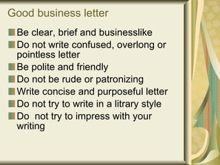 11 Business Letter Nominchimeg | PPT
