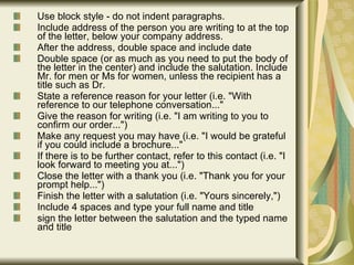 11 Business Letter Nominchimeg | PPT