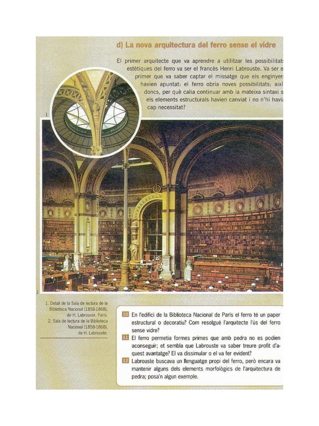 11c3 l’arquitectura del segle xix. nous materials | PPT
