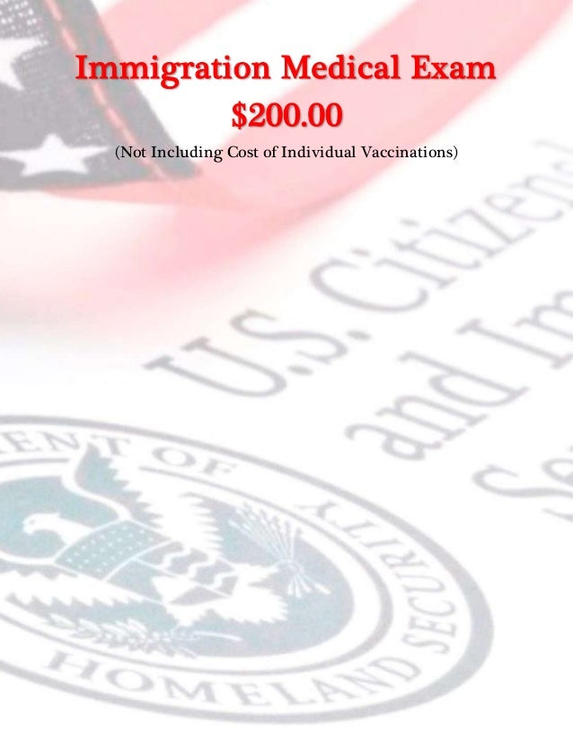 Immigration Medical Exam