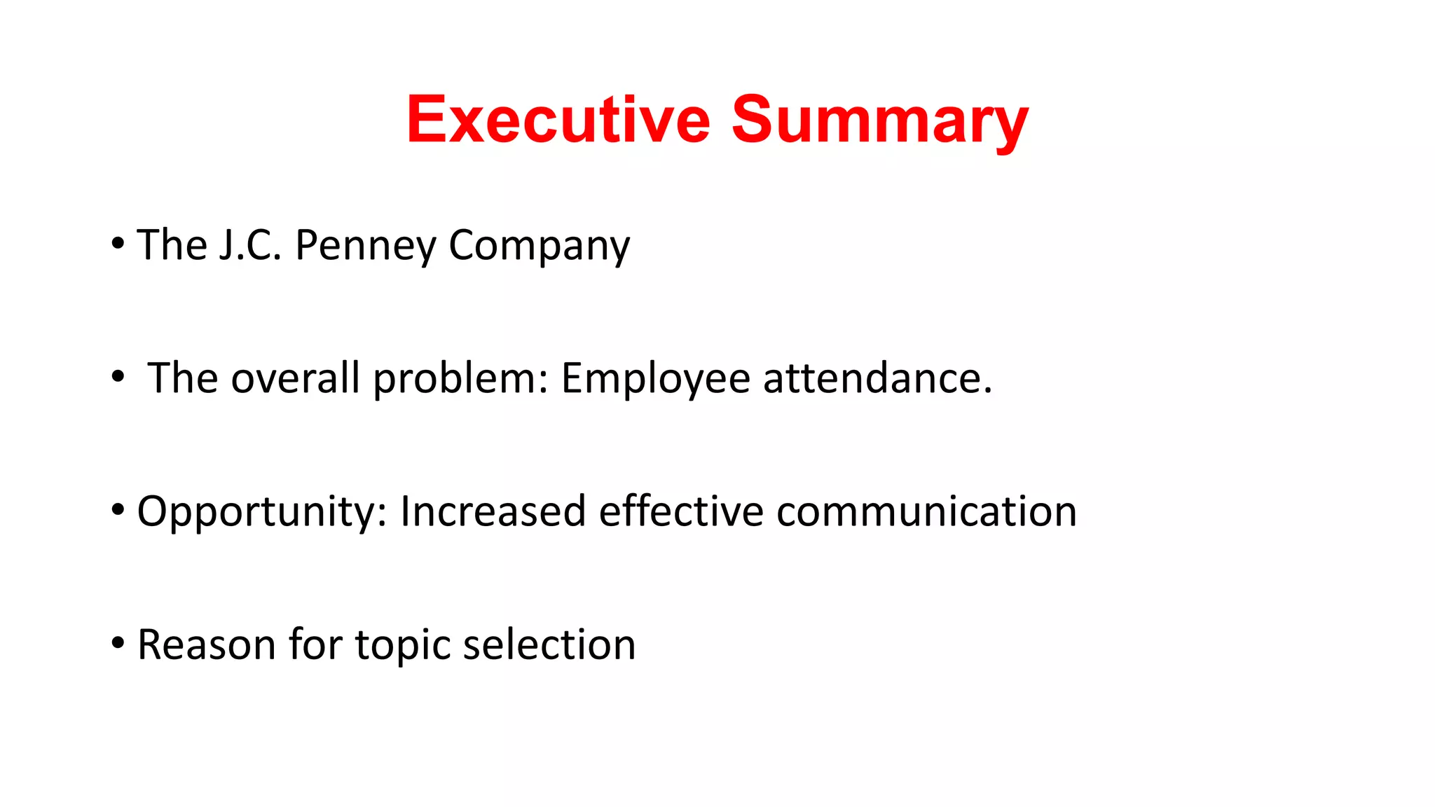 JCPenney Presentation | PPTX | Human Resources | Business