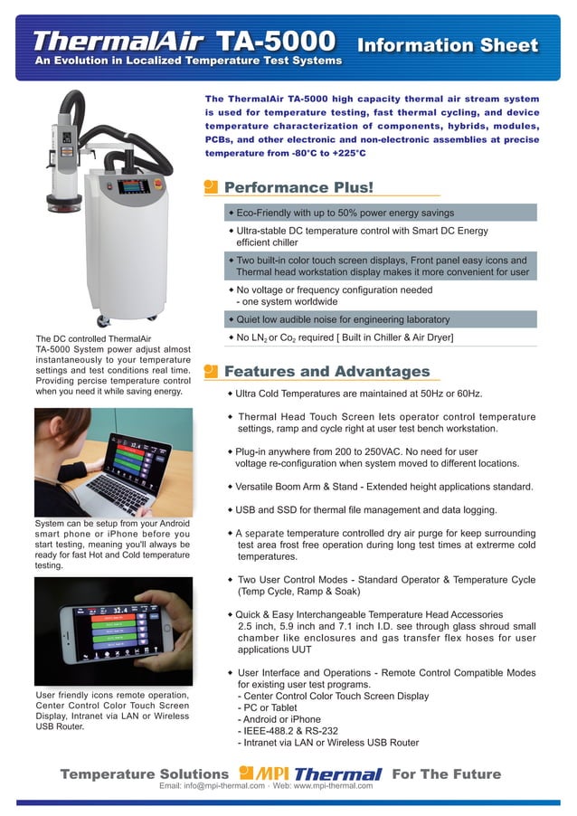 Info sheet_TA5000 | PDF | Operating Systems | Computer Software and ...