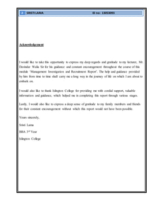 Report on the Hospitality Industry of Nepal | DOCX