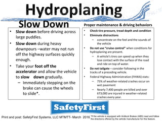 Hydroplaning April 2016.v.2 | PPT