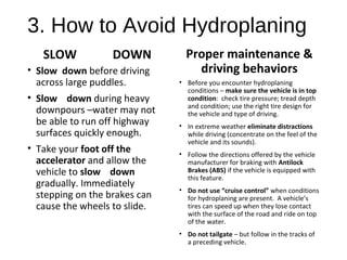 Hydroplaning April 2016.v.2 | PPT