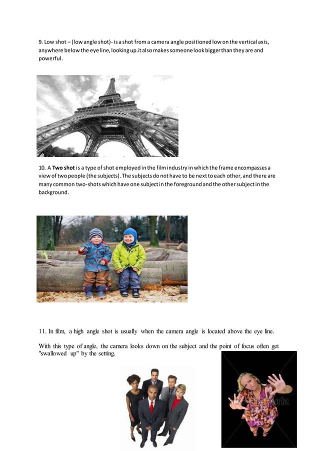 11 camera angles | DOCX