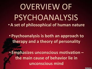 Psychoanalytic studies! | PPTX