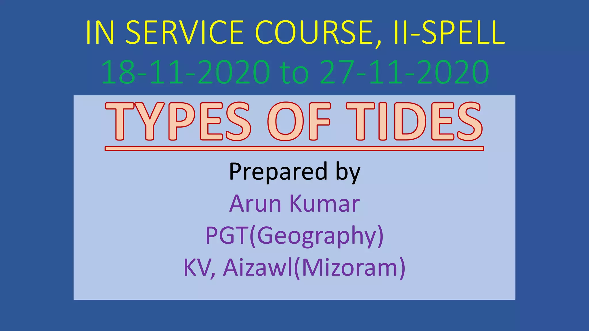 11 Chap 14 Type of Tides .pptx