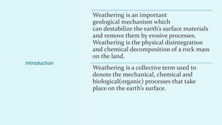 11 Chap 6 Chemical Weathering (Rashmi Shammi).pptx