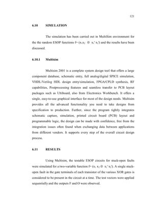 STUCK-OPEN FAULT ANALYSIS IN CMOS TRANSISTOR BASED COMBINATIONAL ...
