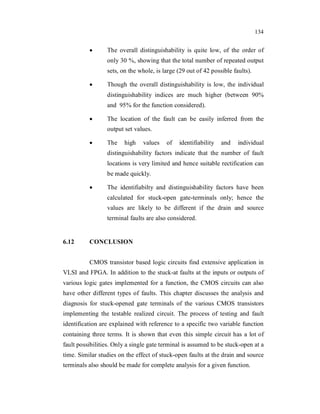 STUCK-OPEN FAULT ANALYSIS IN CMOS TRANSISTOR BASED COMBINATIONAL ...