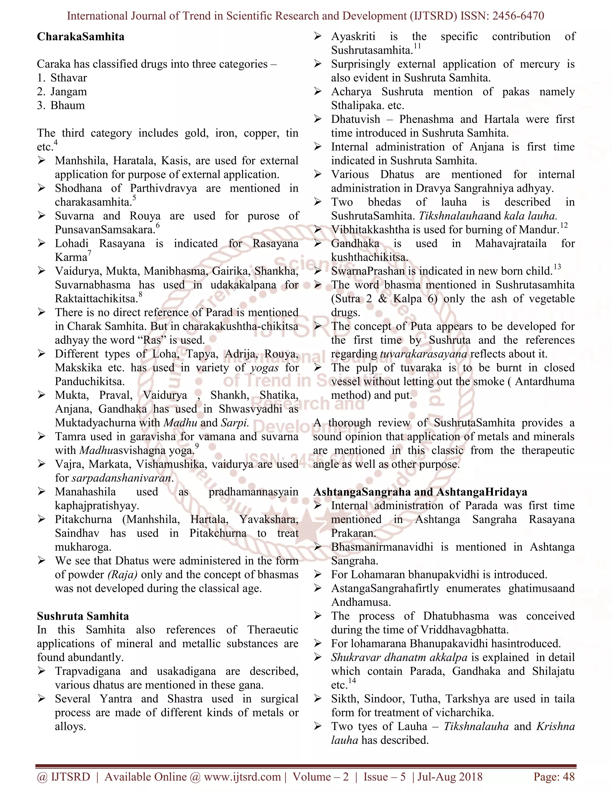 Chronological Development of Rasa Shastra | PDF