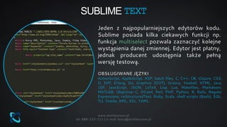 11 ciekawych edytorów html | PPT