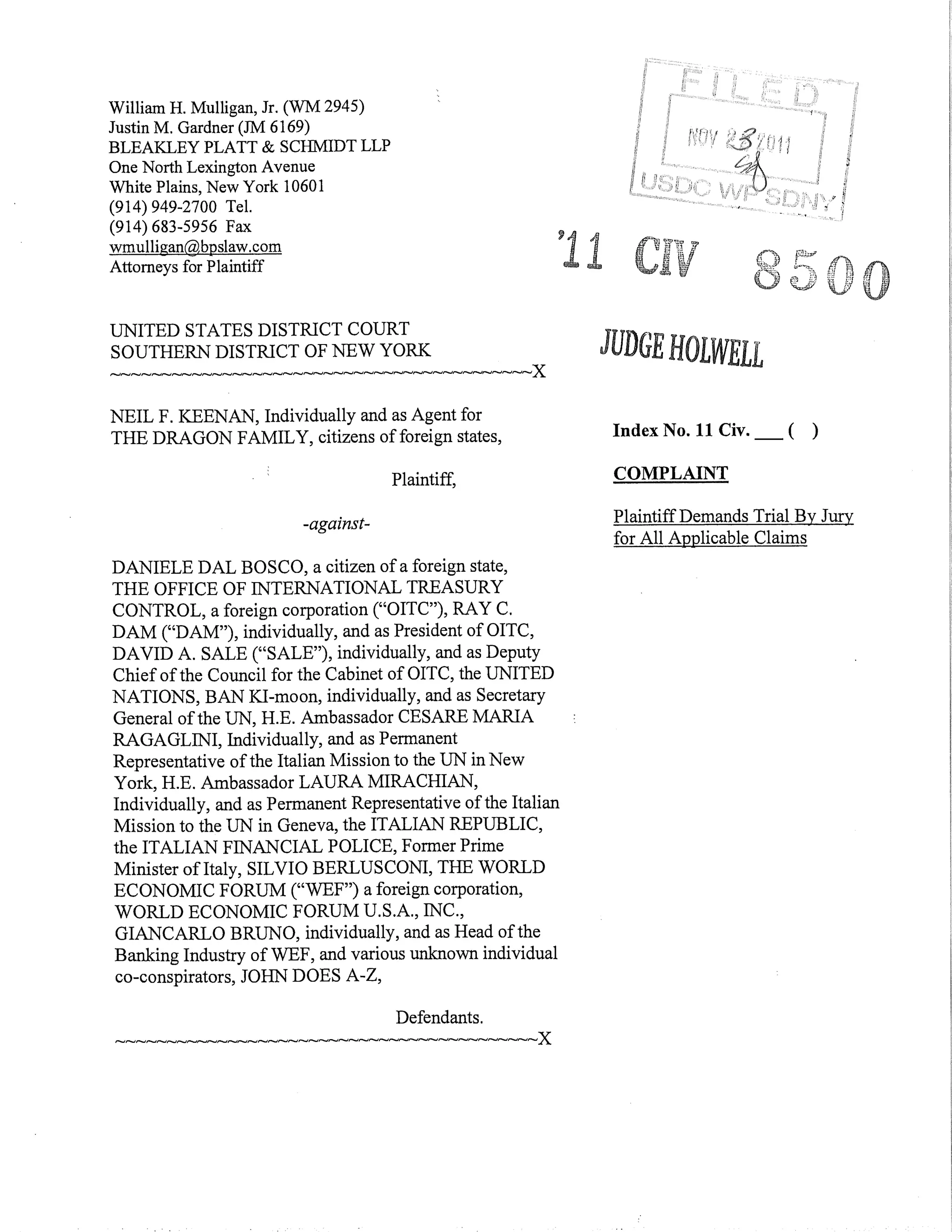 The Dragon Family Lawsuit | PDF
