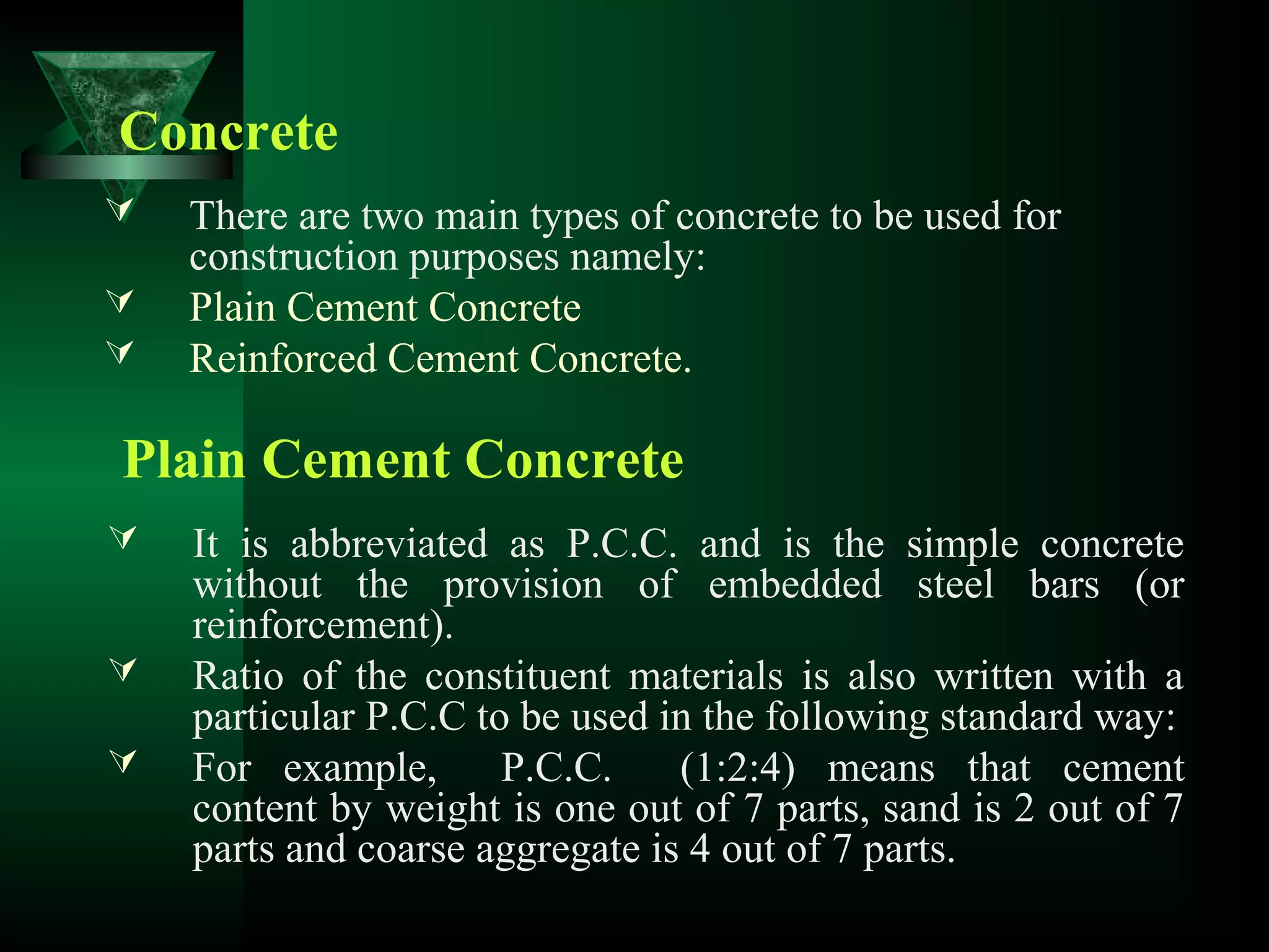 building material in Civil engineering | PPT