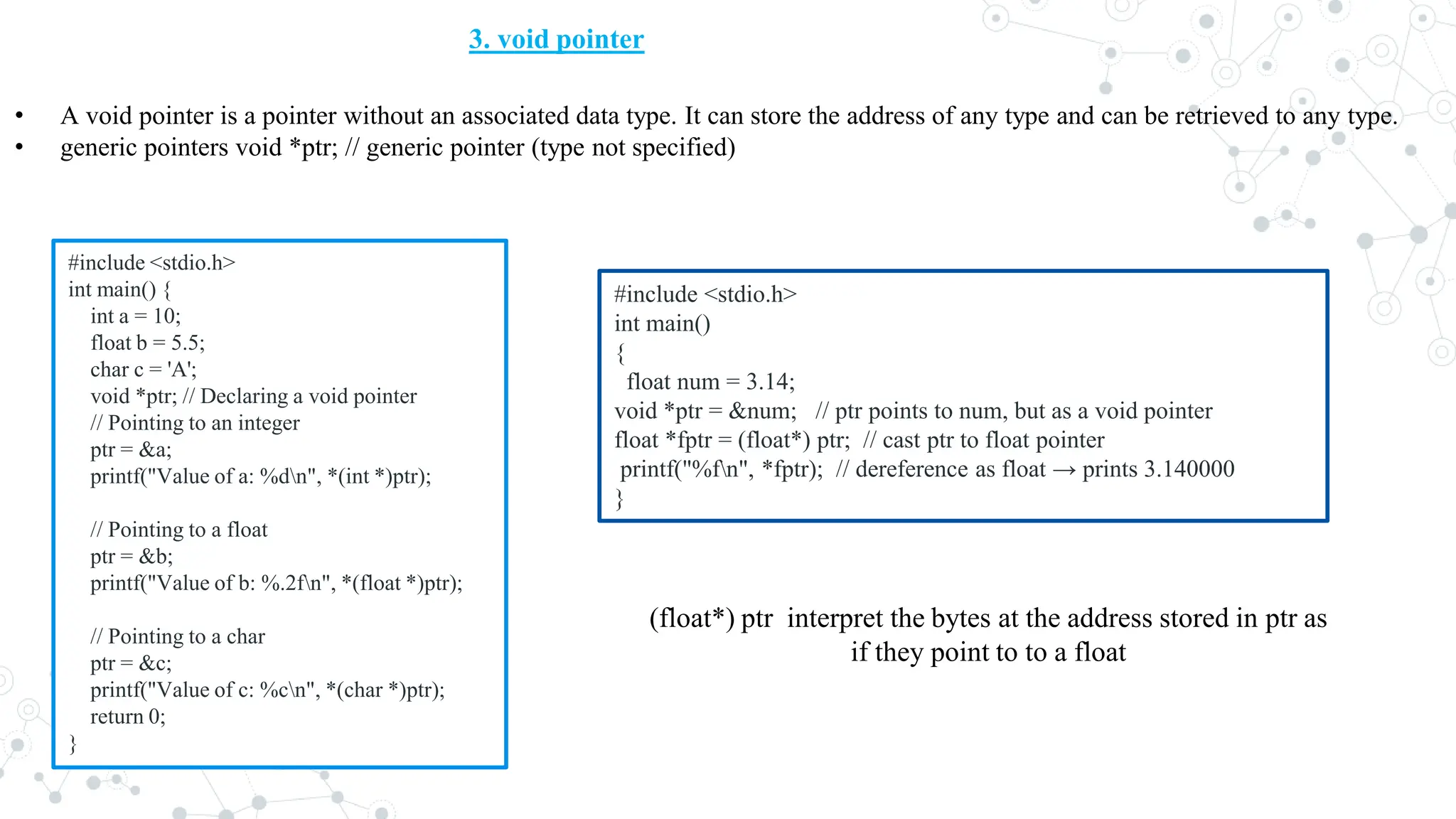 Pointers in C and GO presentation explaination | PDF