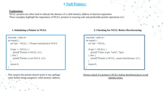 Pointers in C and GO presentation explaination | PDF