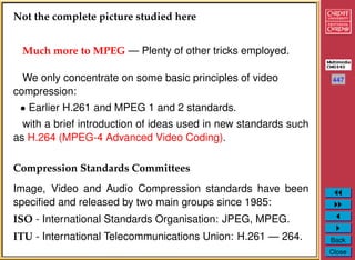 Compression: Video Compression (MPEG and others) | PDF
