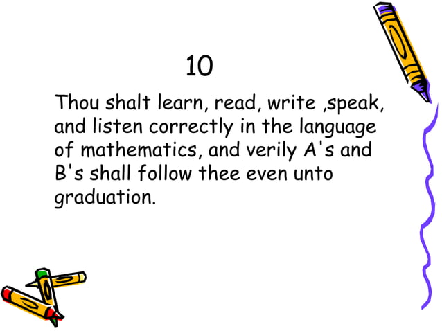 11 commandments revised | PPTX