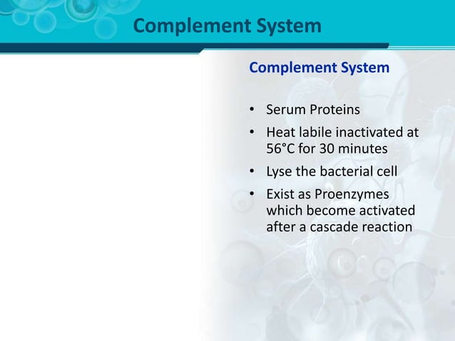 11_Complement System of immunology of human | PPT