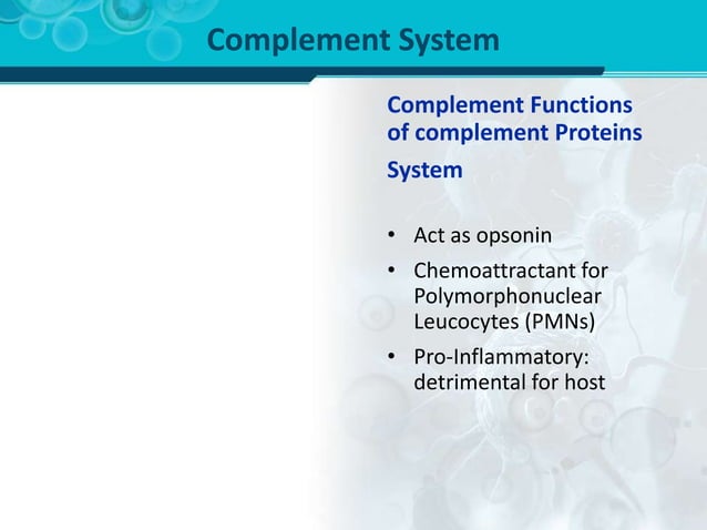 11_Complement System of immunology of human | PPT
