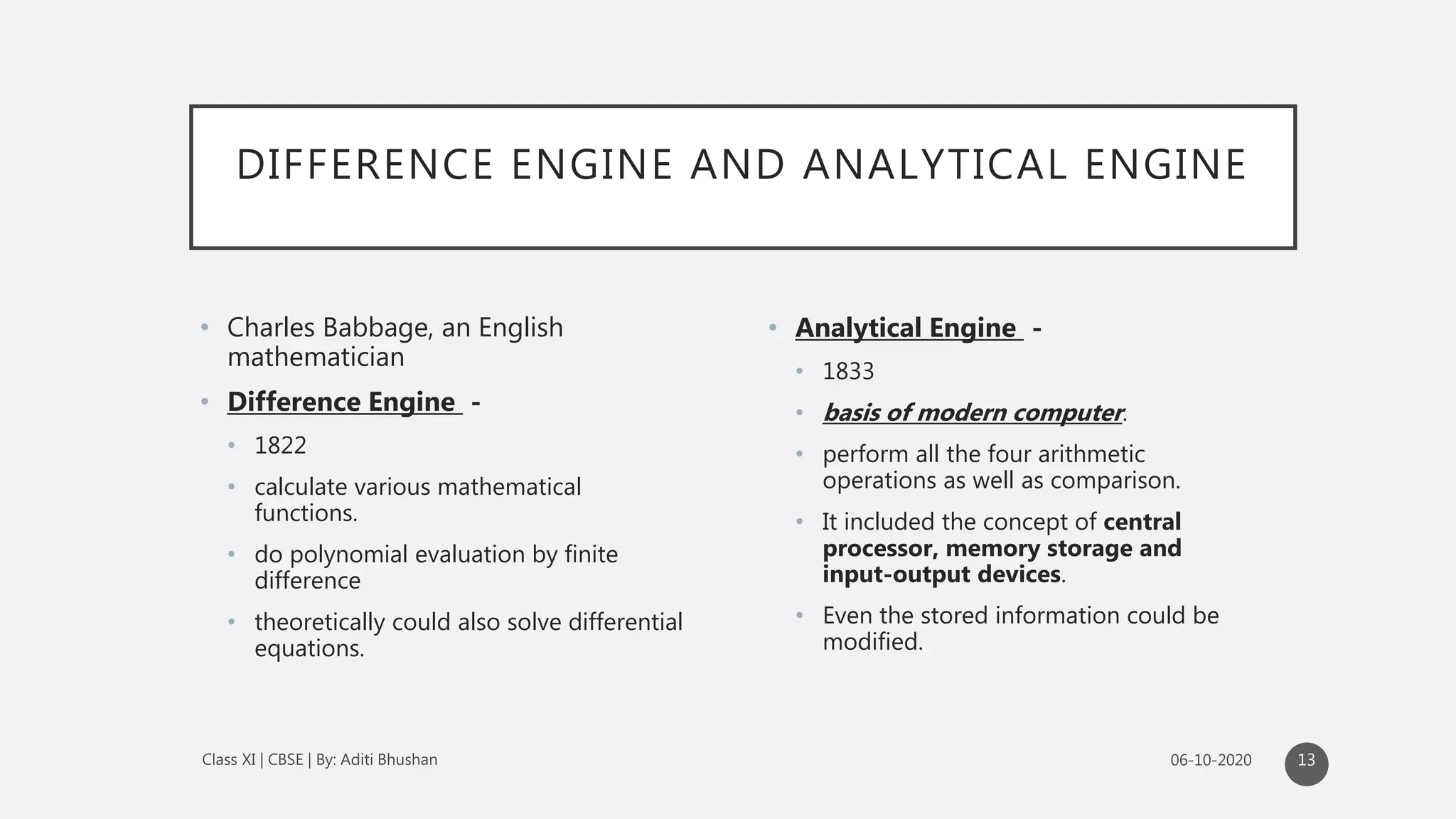 COMPUTER SCIENCE CLASS 11 | PPTX