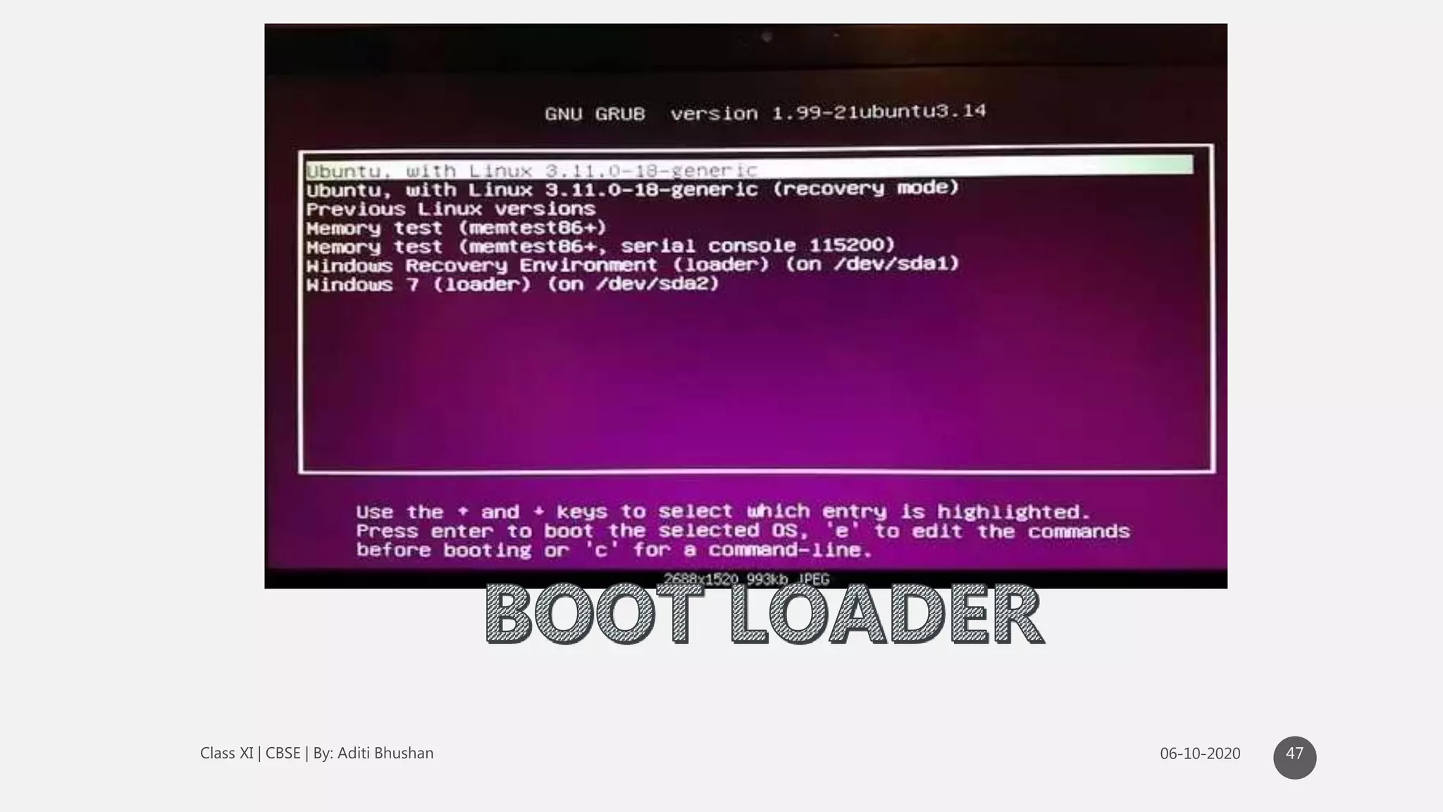 Computer Science Class 11 Ppt