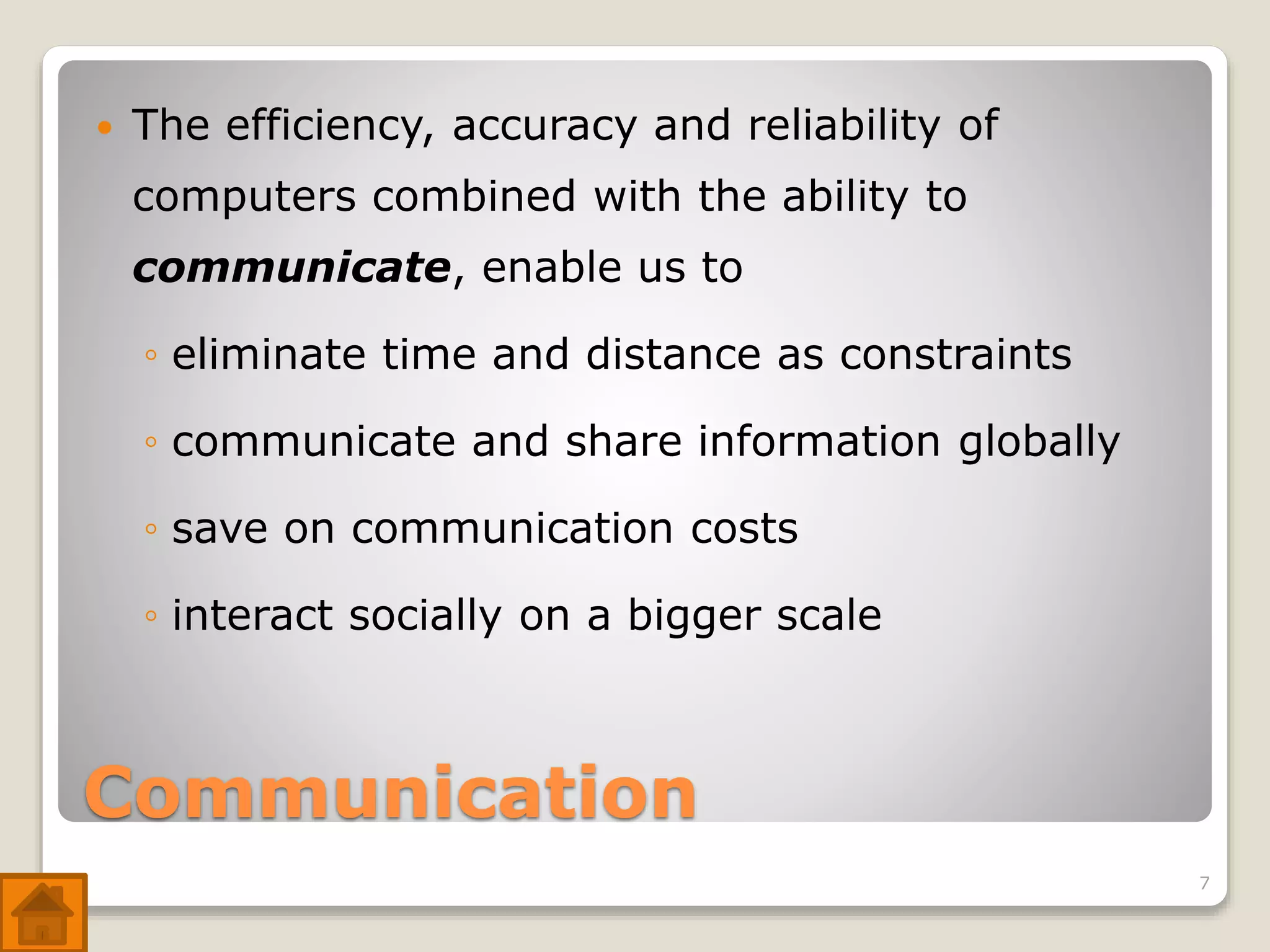 computers in our everyday lives | PPTX