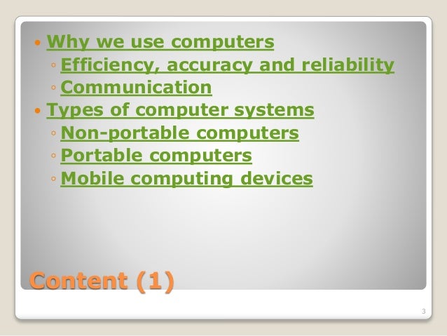 computers in our everyday lives