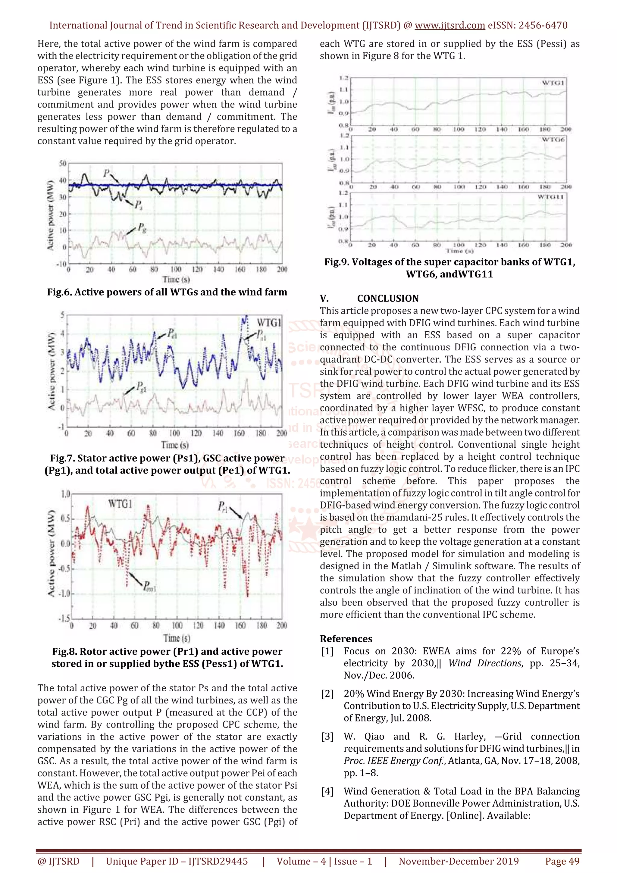Constant Control Of The Power Of Dfig Wind Turbines Pdf